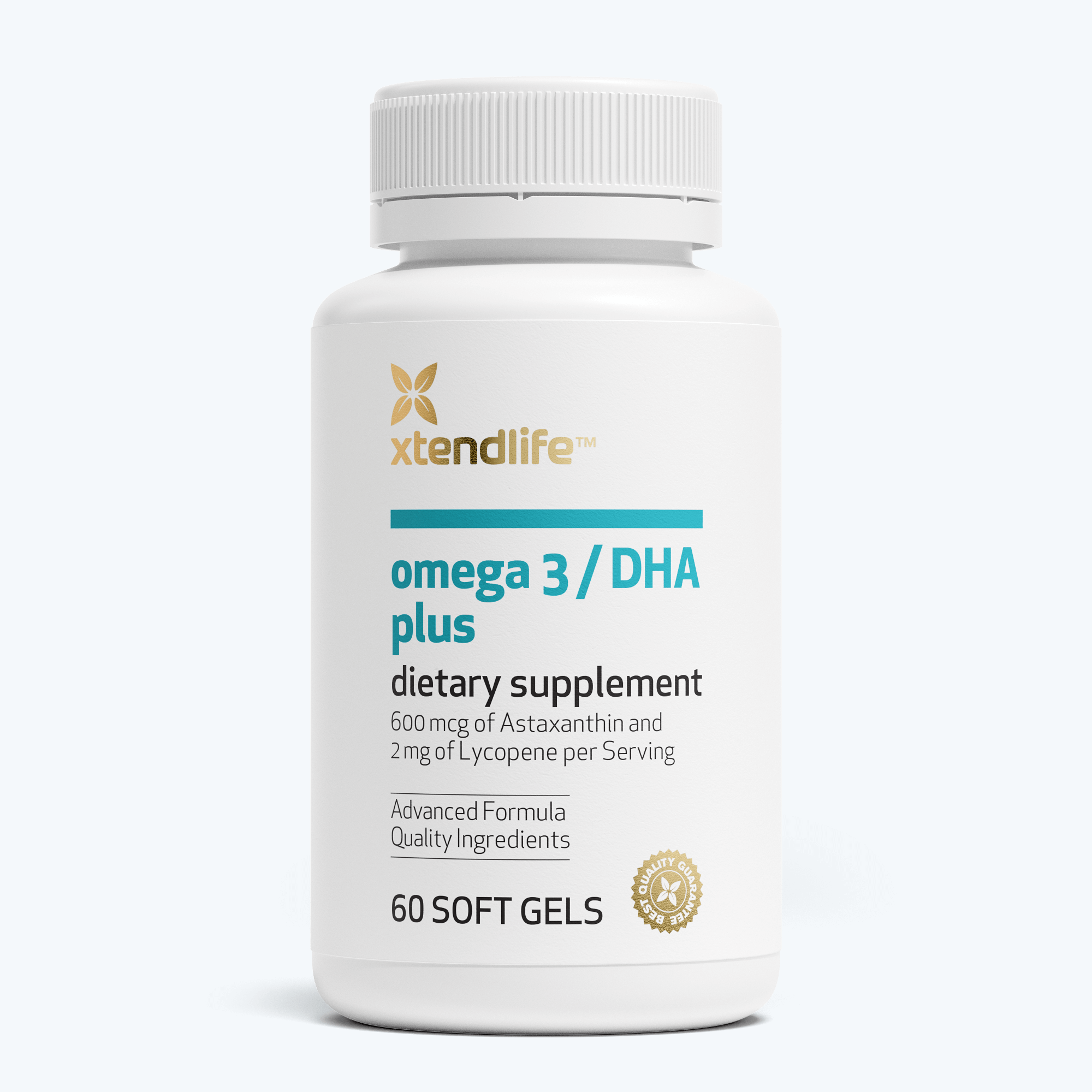 Omega 3 DHA Fish Oil | with Lycopene and Astaxanthin - Xtendlife